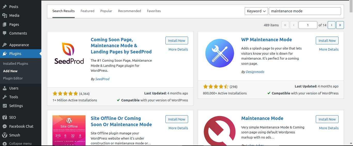 WordPress Maintenance Mode – Troubleshooting and Customising